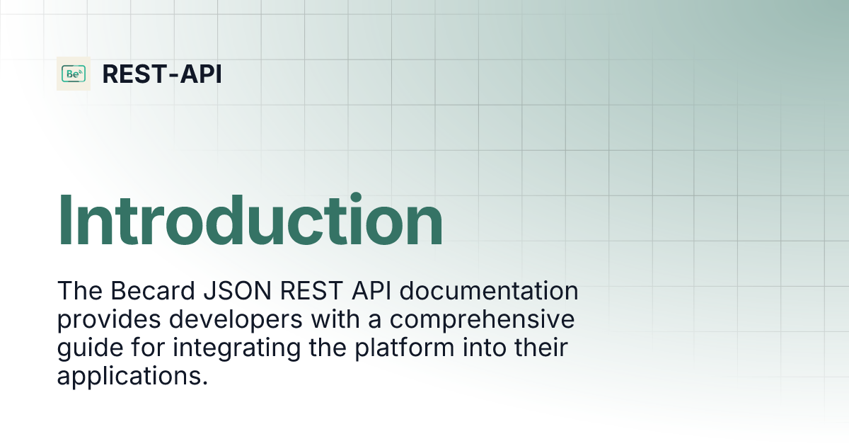 Introduction | REST-API